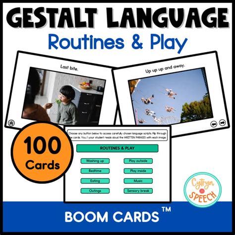 Gestalt Language Processing Activities Routines And Play Autism Boom Cards™