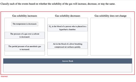 solved classify each of the events based on whether the
