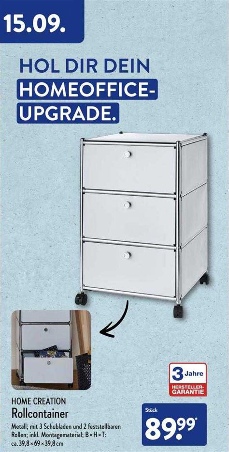 Home Creation Rollcontainer Angebot Bei ALDI Nord Prospekte De