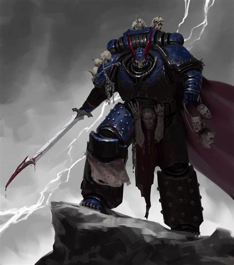 Warhammer k Fanart Phi Nguyễn Chiến binh Ý tưởng vẽ Tượng