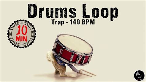 Trap Hip Hop DRUMS LOOP 140 BPM YouTube