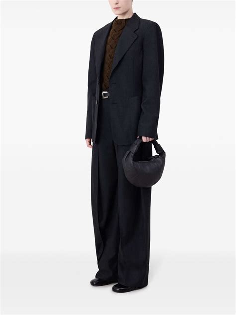 Lemaire 미니 포춘 크루아상 토트 백 브라운 Farfetch Kr