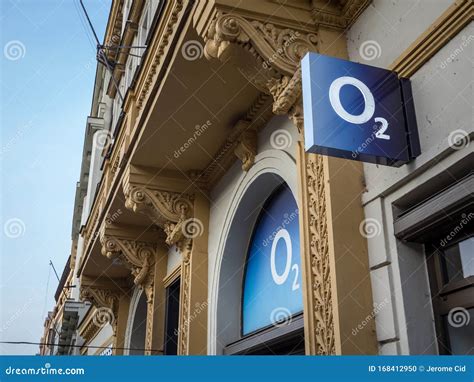 O2 Logo on Their Prague Main Shop. O2 is One of the Main Phone Carriers ...