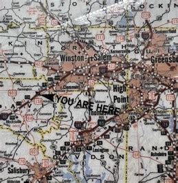 You Are Here I 40 Davie County Rest Area Mocksville North Carolina