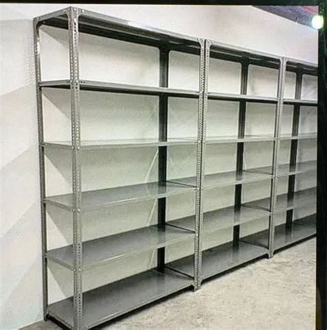 Mild Steel Powder Coated Office File Display Racks Floor Mount 5