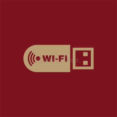 The Wifi Adapter Icon Transfer And Connection Data Symbol UI Web