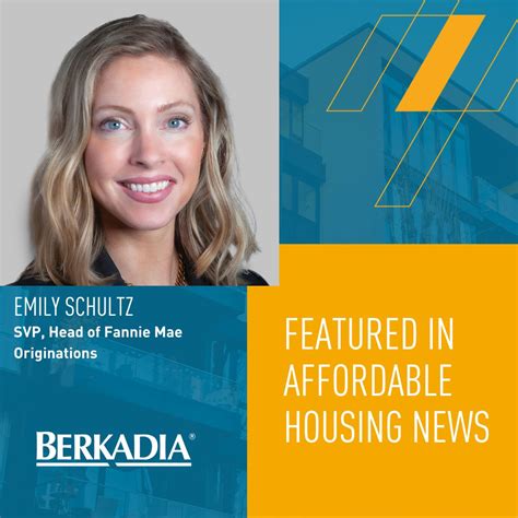 Emily Schultz Svp Head Of Fannie Mae Originations Recently Spoke