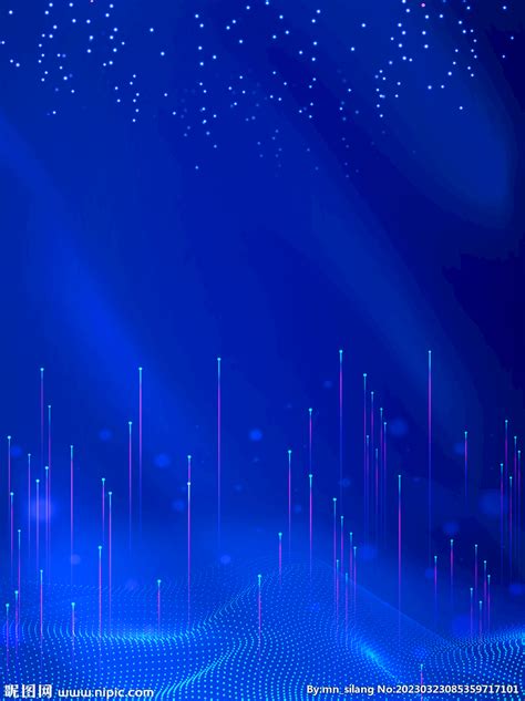 蓝色科技背景设计图广告设计广告设计设计图库昵图网