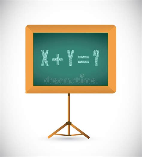 Mathematical Equation On A Chalkboard Stock Illustration Illustration Of College Abstract