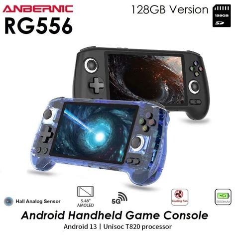 Jual Anbernic Rg Gb Dual Mode Emulator Retro Game Handheld Console Transparent Blue Di