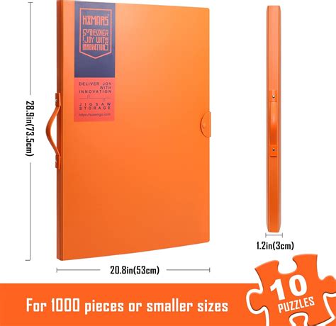 Hxmars Puzzle Storage Folder For 1000 Pieces Large