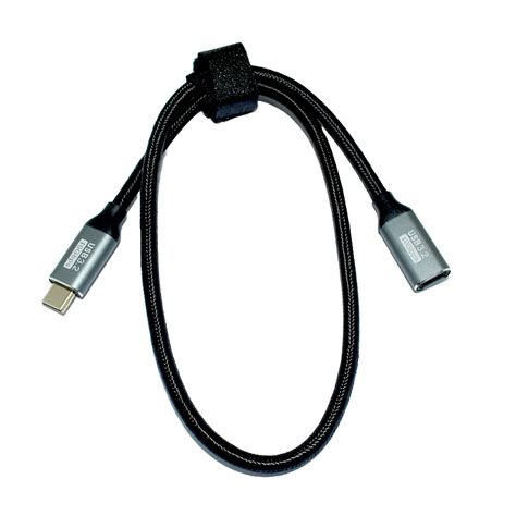 Fujiei Usb3 2 Type C 公對母全功能延長線 50cm Ty0078