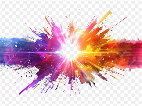 Premium Psd Chromatic Aberration Glitch With Colorful Fringing And