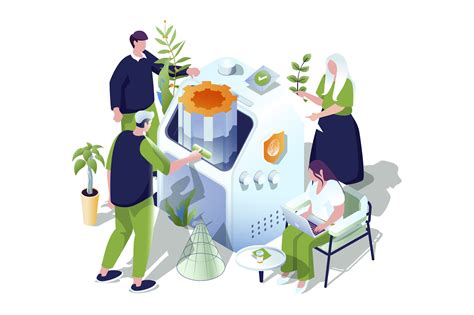 Developers Team Web Concept In D Isometric Design People Developing Software Working Together