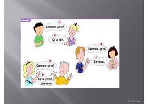 Les Salutation Français Fle Powerpoints