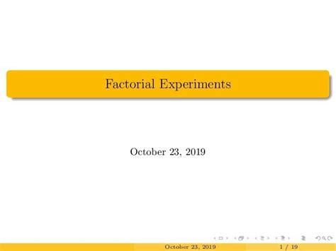 Pdf Factorial Experiments · There Are 2 3 6 Treatments Factor