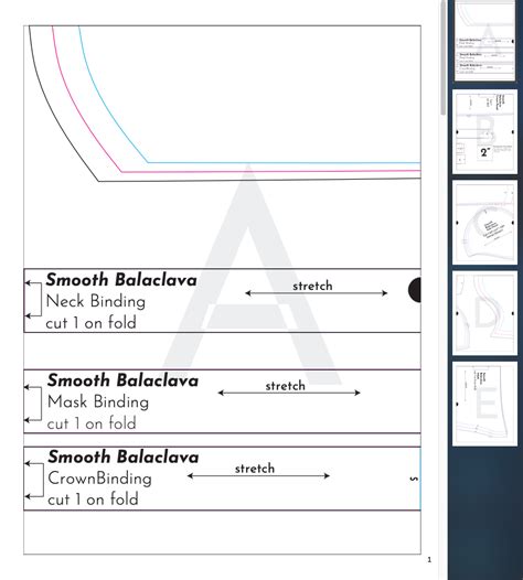 Smooth Balaclava Sewing Pattern Artofit