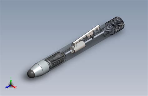 手写笔 SOLIDWORKS 2018 模型图纸下载 懒石网