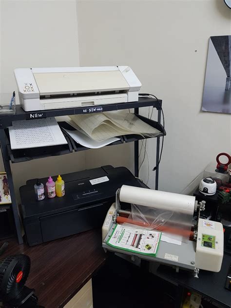 Printer Epson L1800 Plotter Cameo Silhouette V4 Hot And Cold Laminator