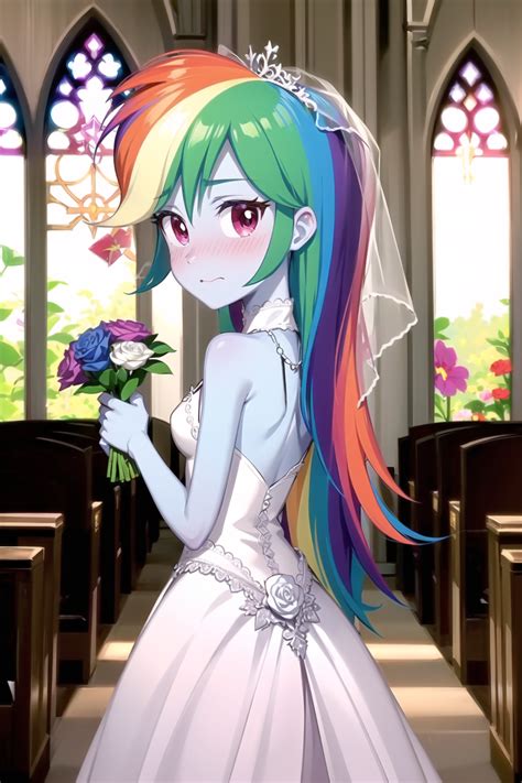Rainbow Dash Wedding Dress 2 By Quantumreel On Deviantart