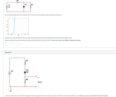 Solved R Ww R D V V Perform Load Line Analysis For The Chegg