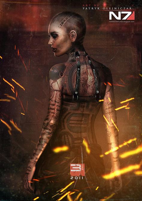 Mass Effect 3 Jack By Patryk Garrett On Deviantart
