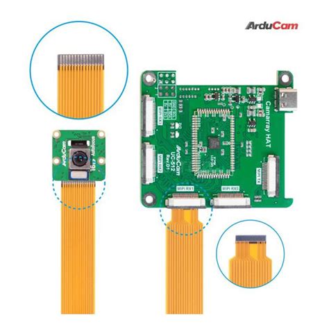 Arducam B Mp Autofocus Quad Camera Kit For Raspberry Pi