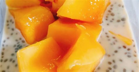 สูตร เม็ดเจียลอยมะม่วง โดย Nattaya Thh Cookpad