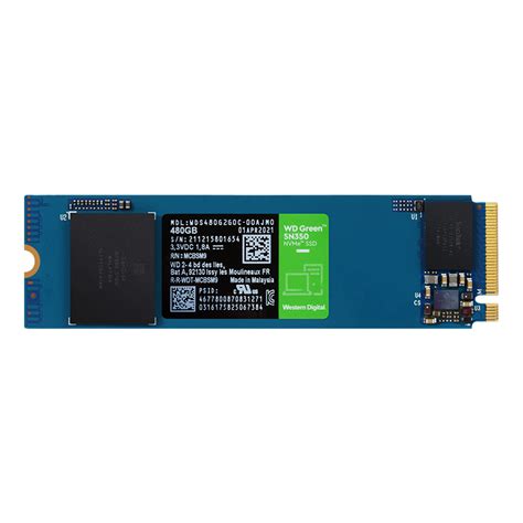 1日0点：西部数据（western Digital）480gb Ssd固态硬盘 M2接口（nvme协议） Wd Green Sn350 四