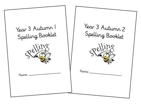 Year 3 Spelling Booklets Autumn Term Bundle Teaching Resources