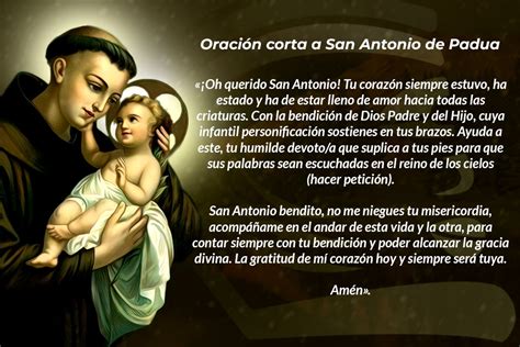 Milagrosa Oración A San Antonio De Padua Amor Casarse Encontrar