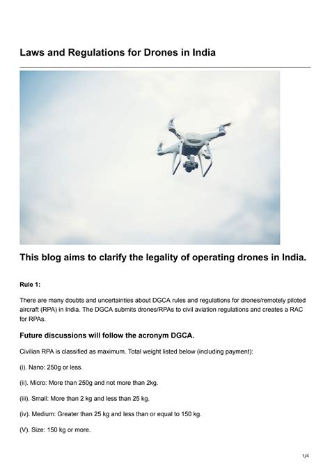 Laws And Regulations For Drones In India By Garud Survey Private