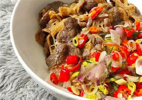 Resep Beef Slice Sambal Matah Yang Pedas Dan Gurih Menu Berbuka Puasa