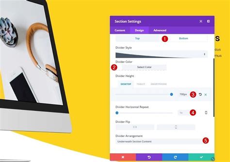How To Recreate Elegant Themes Section Divider Examples With Divi