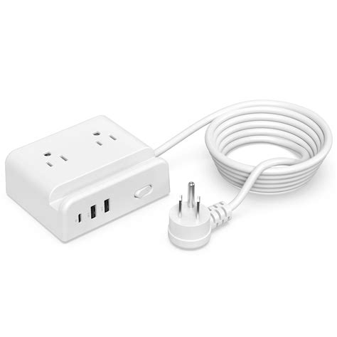 15m Switch Plug Socket Borad Electrical 4 Ac Outlet Extension 3usb