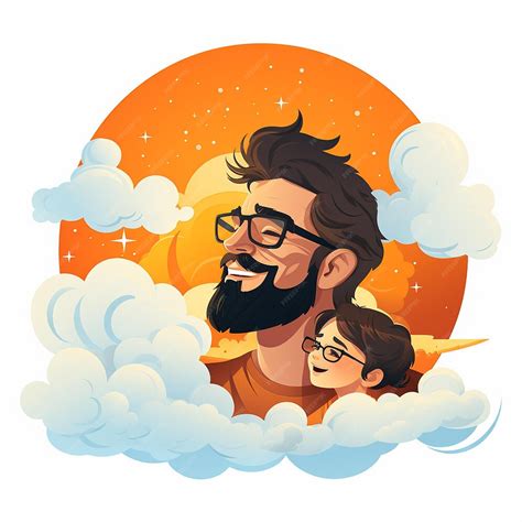 Premium Photo Happy Fathers Day Illustration Design Image Generated By Ai