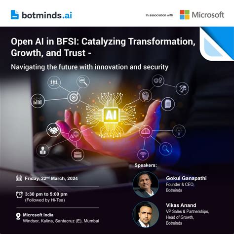 Ai Openai Bfsi Cxo Roundtable Botmindsai Microsoft Digitaltransformation Innovation