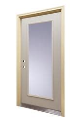 Mastercraft 36 W X 80 H Primed Steel Full Lite Prehung Exterior Door