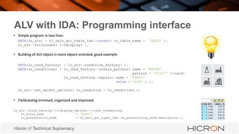 Alv With Integrated Data Access Pptx Databases Computer Software