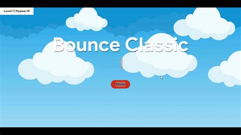 Bounce Classic Using Javascript And Html Youtube
