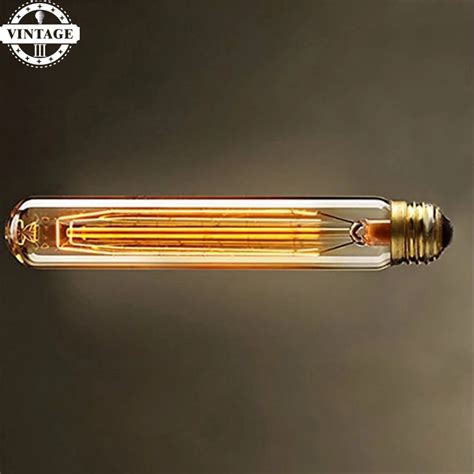 Lightinbox Screw Vintage Light Bulb Retro Filament Old Fashioned Edison Tubular Incandescent