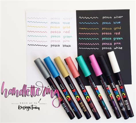 Uni Posca Paintmarker PC 1MR 8a Ass19 Metallic Kleuren Set Van 8 0 7
