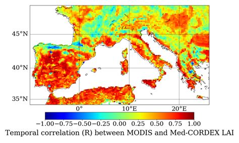 Figure B2 Spatial Distribution Of The Temporal Correlation R