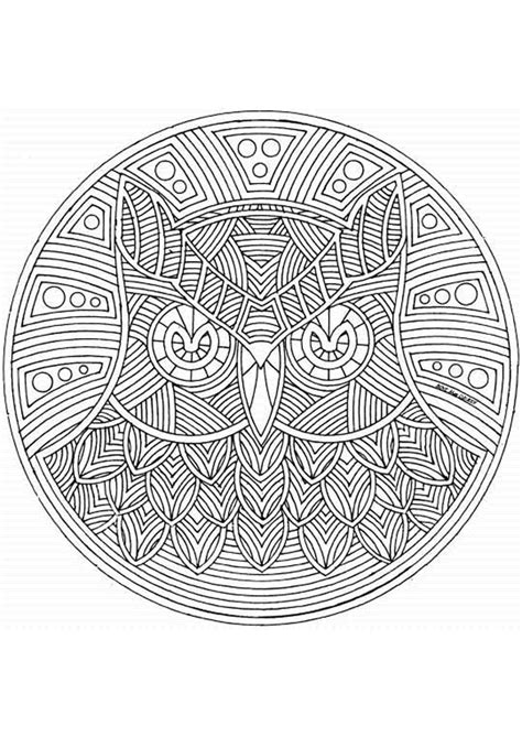 Coloriage204 Coloriage De Mandala Difficile