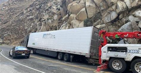 Crash Involving A Big Rig Closes 178 Through The Canyon