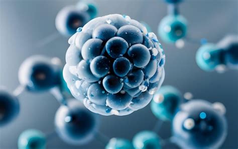 Premium AI Image Molecule Molecular DNA In A Science Lab Test