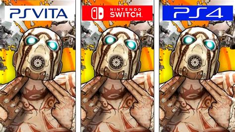 Borderlands 2 Switch Vita Ps4 Graphics And Fps Comparison Youtube