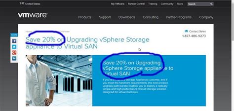 Save On VMware VSphere Storage Appliance Upgrade To Virtual SAN