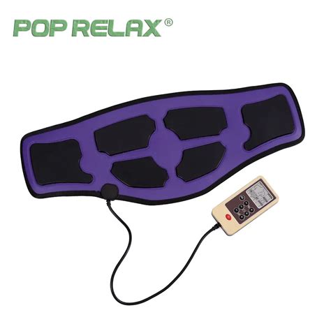 Pop Relax Slimming Massage Belt Electric Pulses Muscle Stimulator Ems