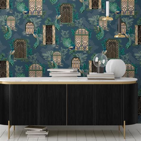 Peacock Manor Indigo James Crossing